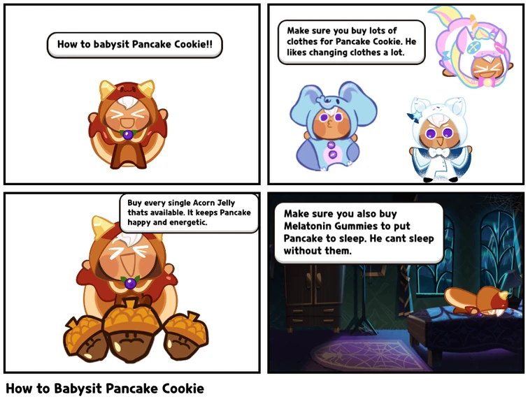Cookie Run Adventures #30: How to babysit Pancake Cookie | Fandom