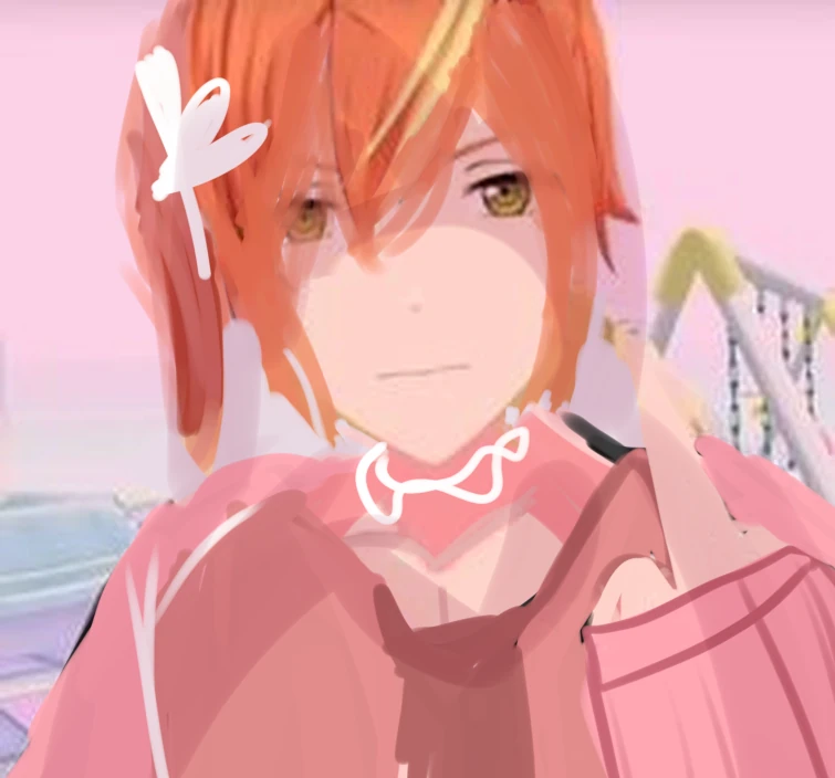 akito wearing pink aka me being slay at editing