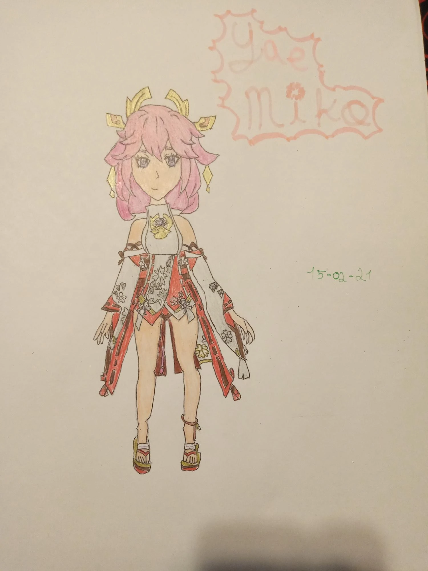 Yae drawing | Fandom