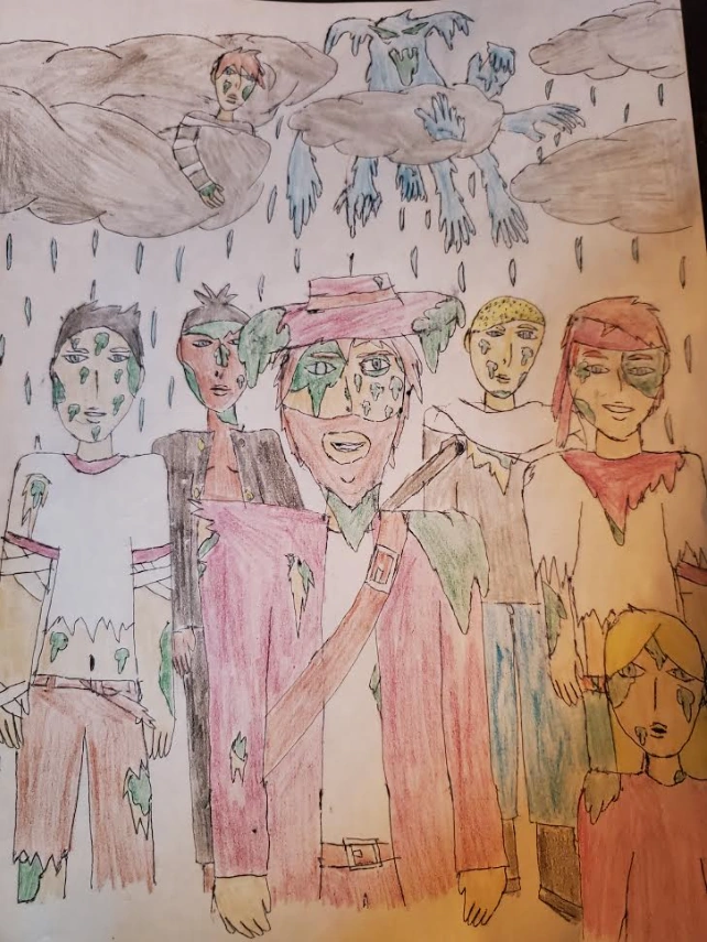 The Mold Gang is all here! Here is a drawing of my group, The Sunken ...