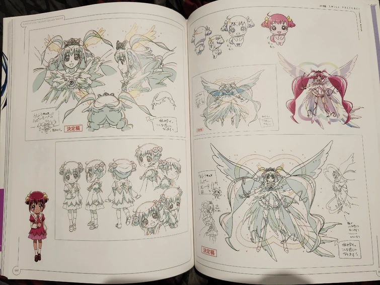 Some pages from Kawamura Toshie's Precure artbook | Fandom