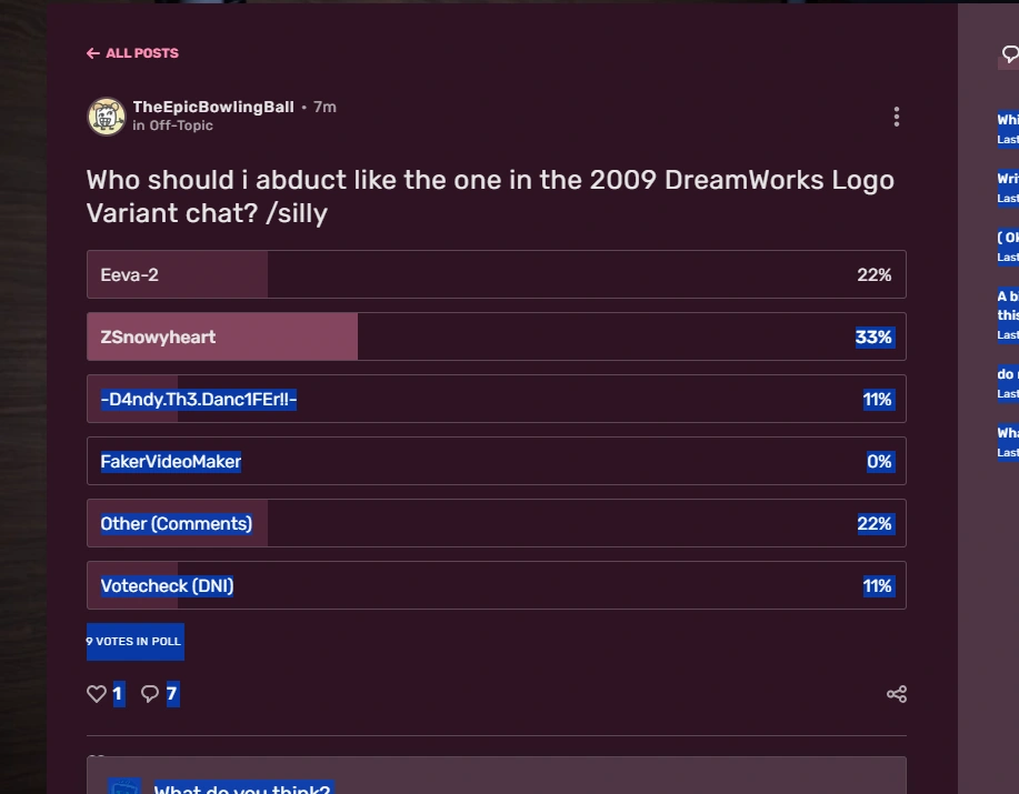 yes... VOTE ME... ABDUCT ME RAAAAAAAAH /silly | Fandom