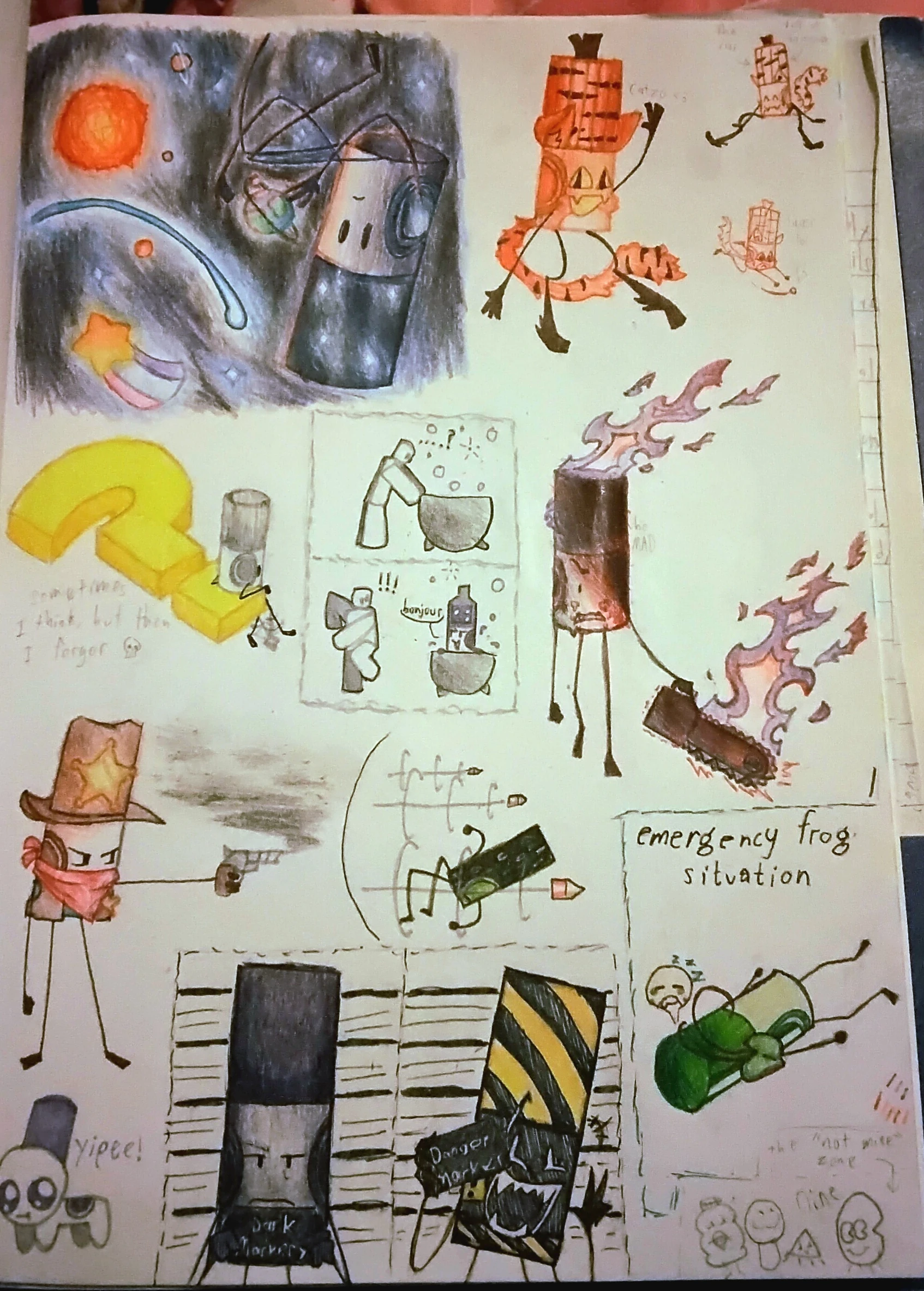 Marker doodle dump! | Fandom