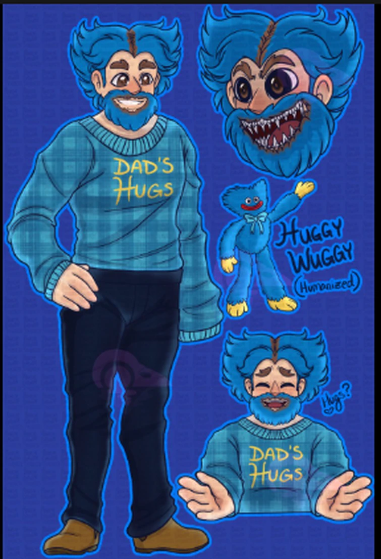 You know those goofy human huggy drawings well i found an accurate one ...