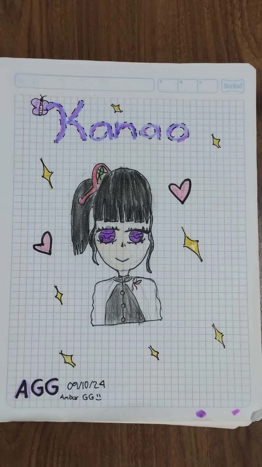 - Drawing of Kanao - | Fandom