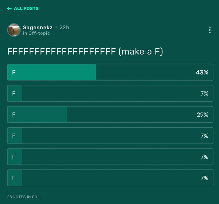 FFFFFFFFFFFFFFFFFFFF (make a F) | Fandom