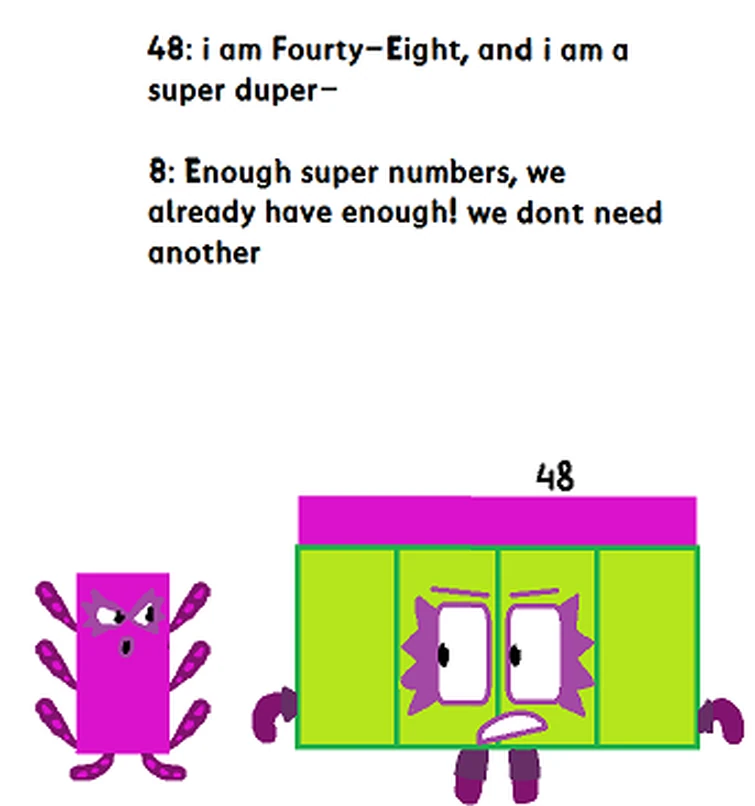 Eight thinks theres too many super numbers | Fandom