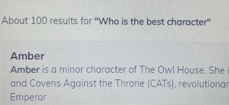 The only correct answer | Fandom