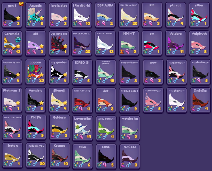 vulp collection update+trading a fhl dbl fm moix for vulps! | Fandom