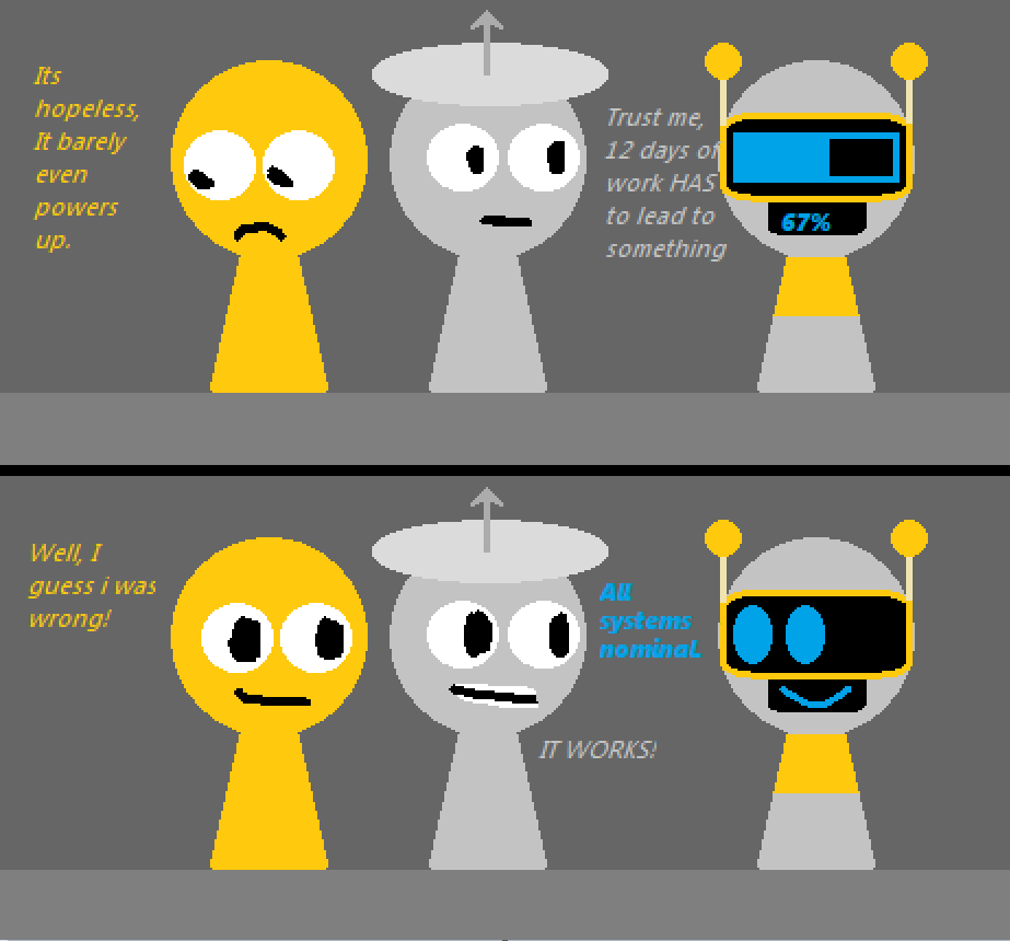 Garnold and Cluckr Making funbot for the first time. | Fandom