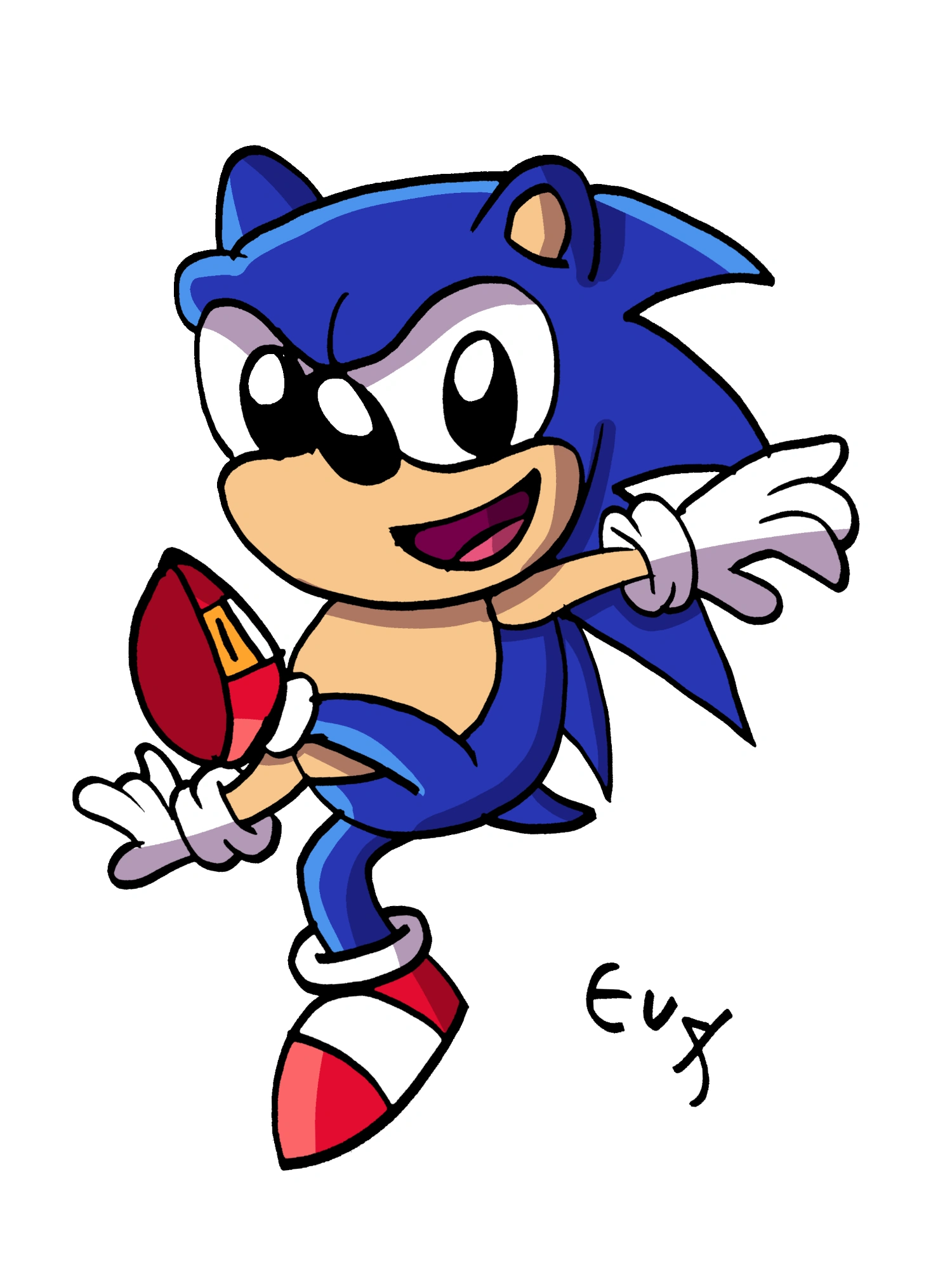 My drawing of Classic Sonic | Fandom
