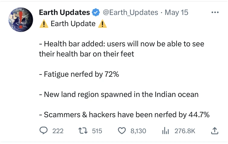 NEW EARTH UPDATES 🌎 🌍 🌏 | Fandom