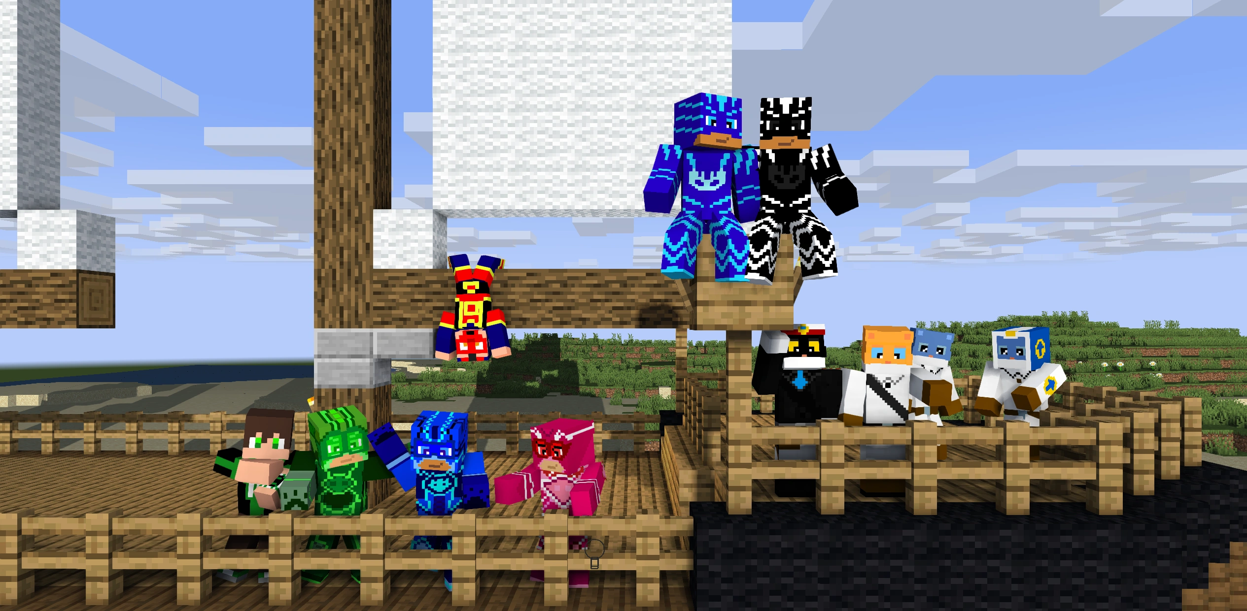 Some other characters on the ship with PJ Masks | Minecraft | Fandom