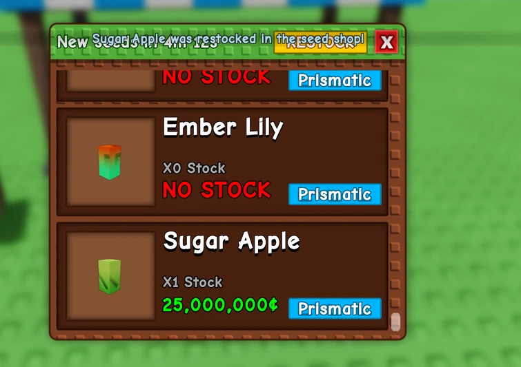 We made Jandel stock sugar apple.... | Fandom