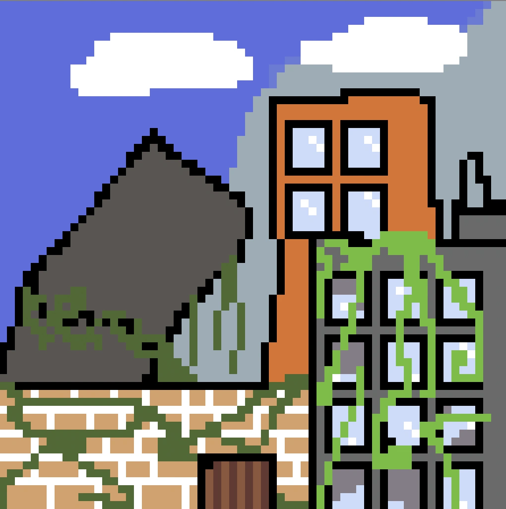 Abandoned City Pixel Art! | Fandom