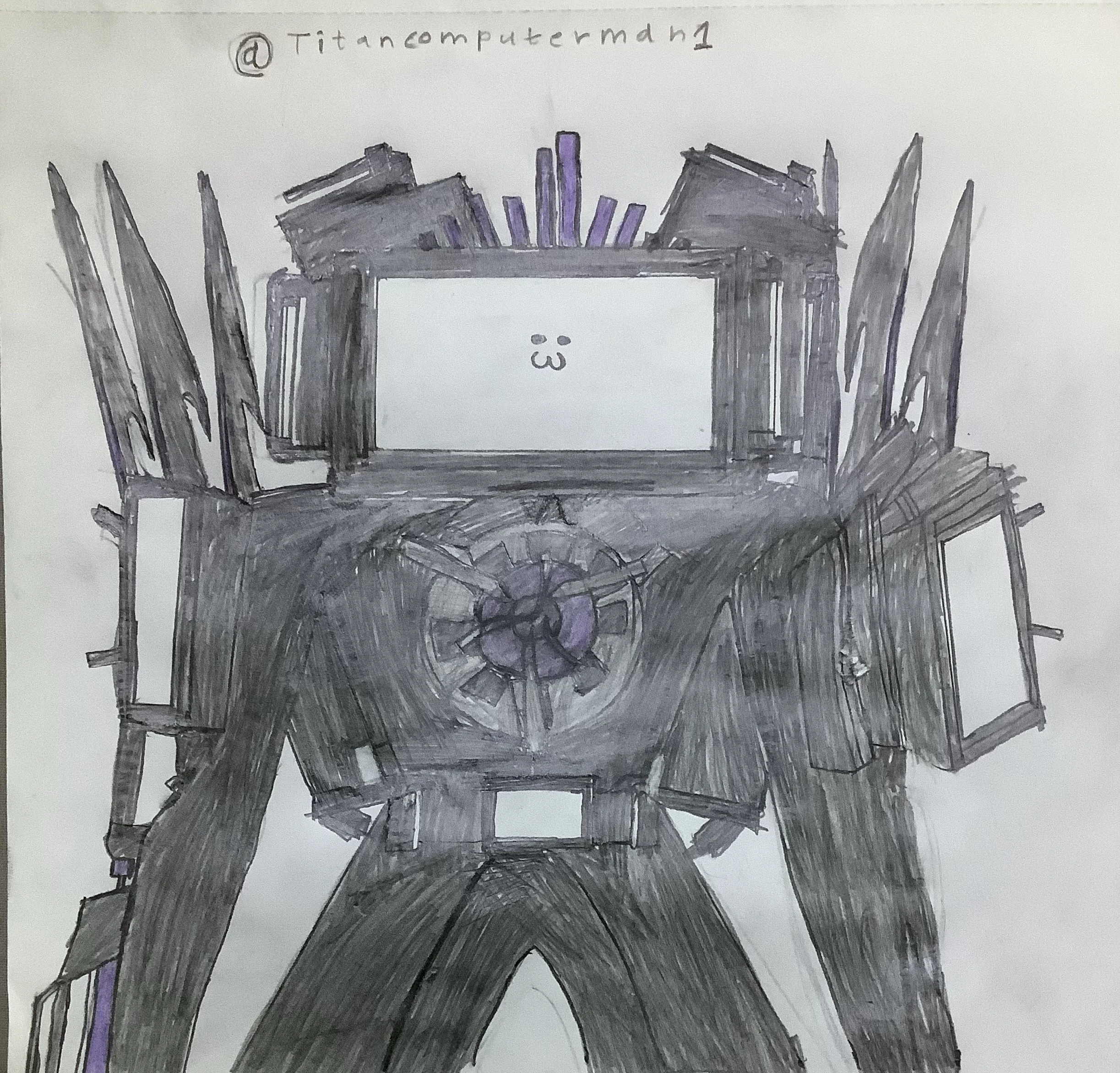 Drawing upgrade titan tv man | Fandom