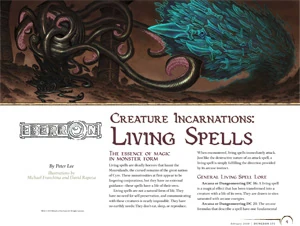 Creature Incarnations: Living Spells | Eberron Wiki | Fandom