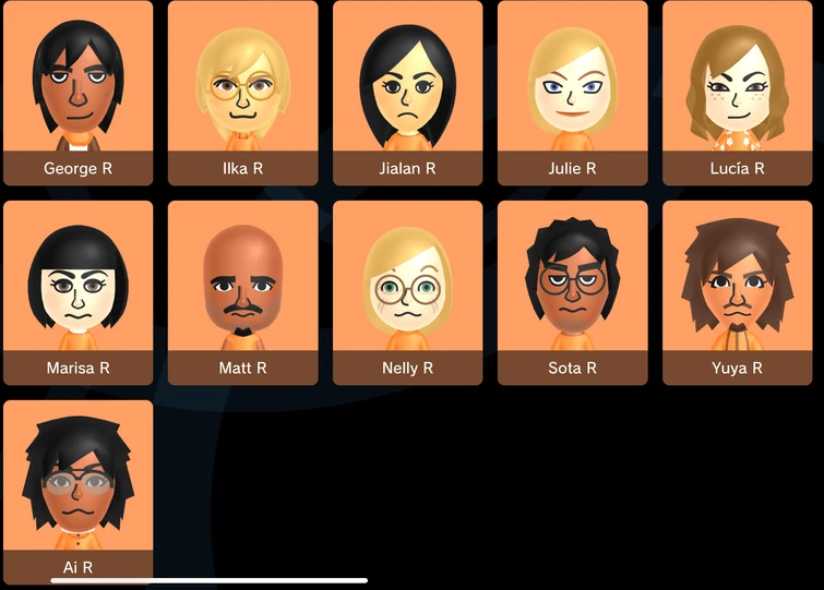 So, I redesigned every Mii in Orange | Fandom