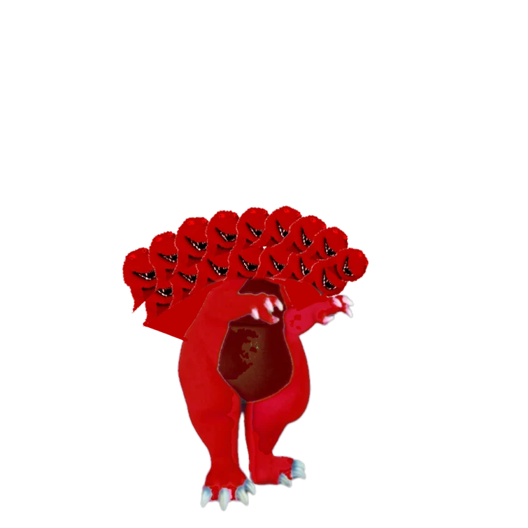 Giga Death Barney Parts 3 And 4 Made Our Next Stop! 21-30-Headed Giga ...