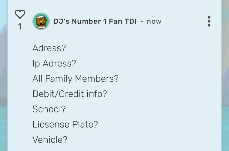 Interesting post and reply section | Fandom