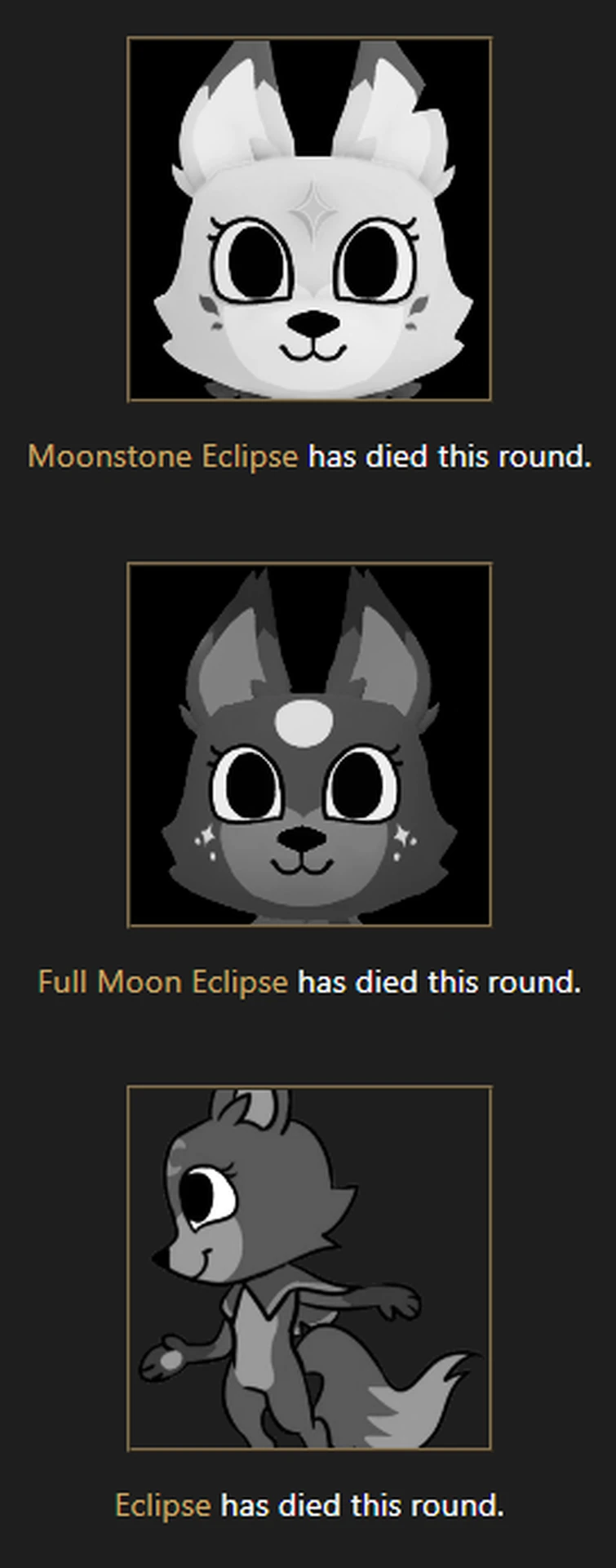 All Eclipse variant died in one night (except nerdy red). | Fandom