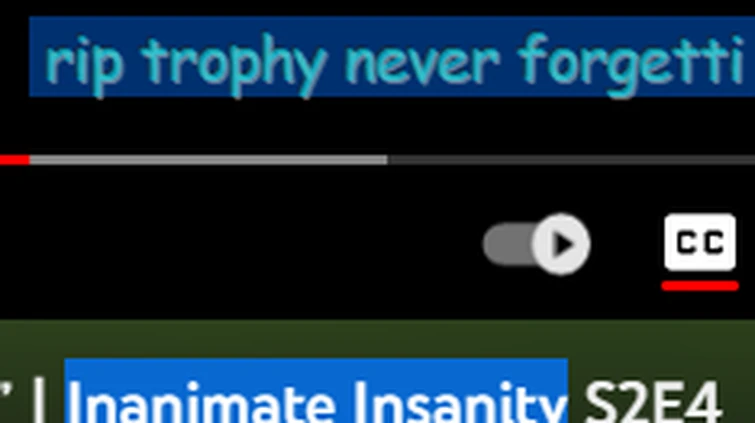 "rip trophy never forgetti" | Fandom