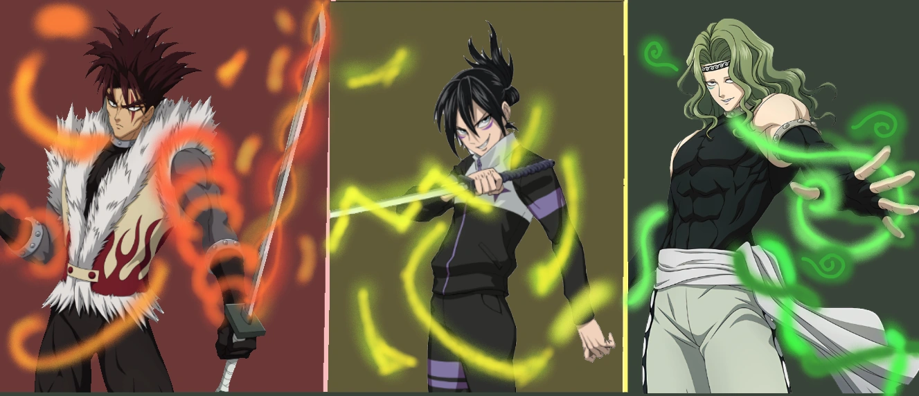 One Punch Man Ninja Wallpaper (Hellfire Flame, Sonic and Gale Wind ...