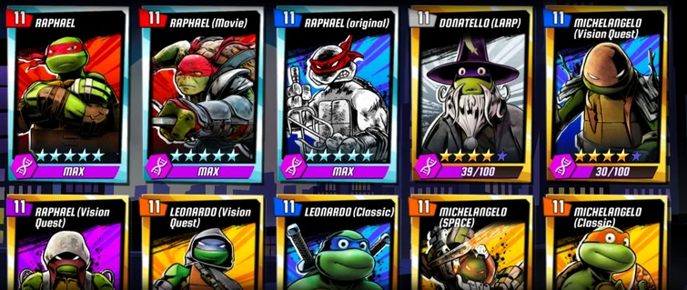My TMNT Legends Character Collection. | Fandom