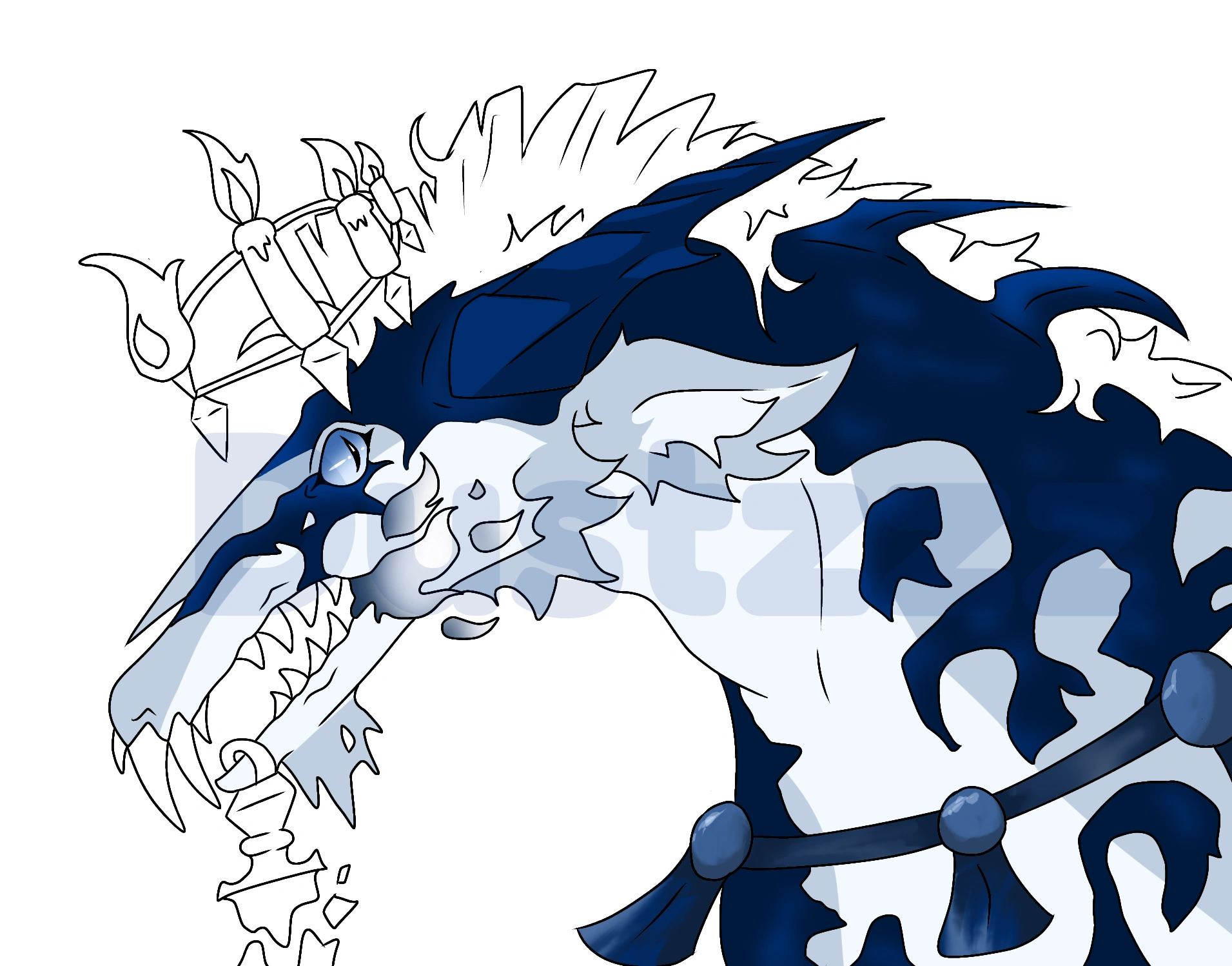 WIP of my Ghoulsteed, Vøscavian | Fandom