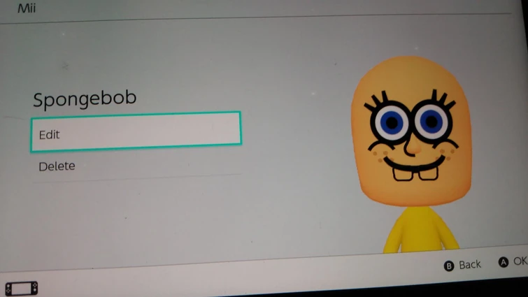 I made Spongebob Mii! | Fandom