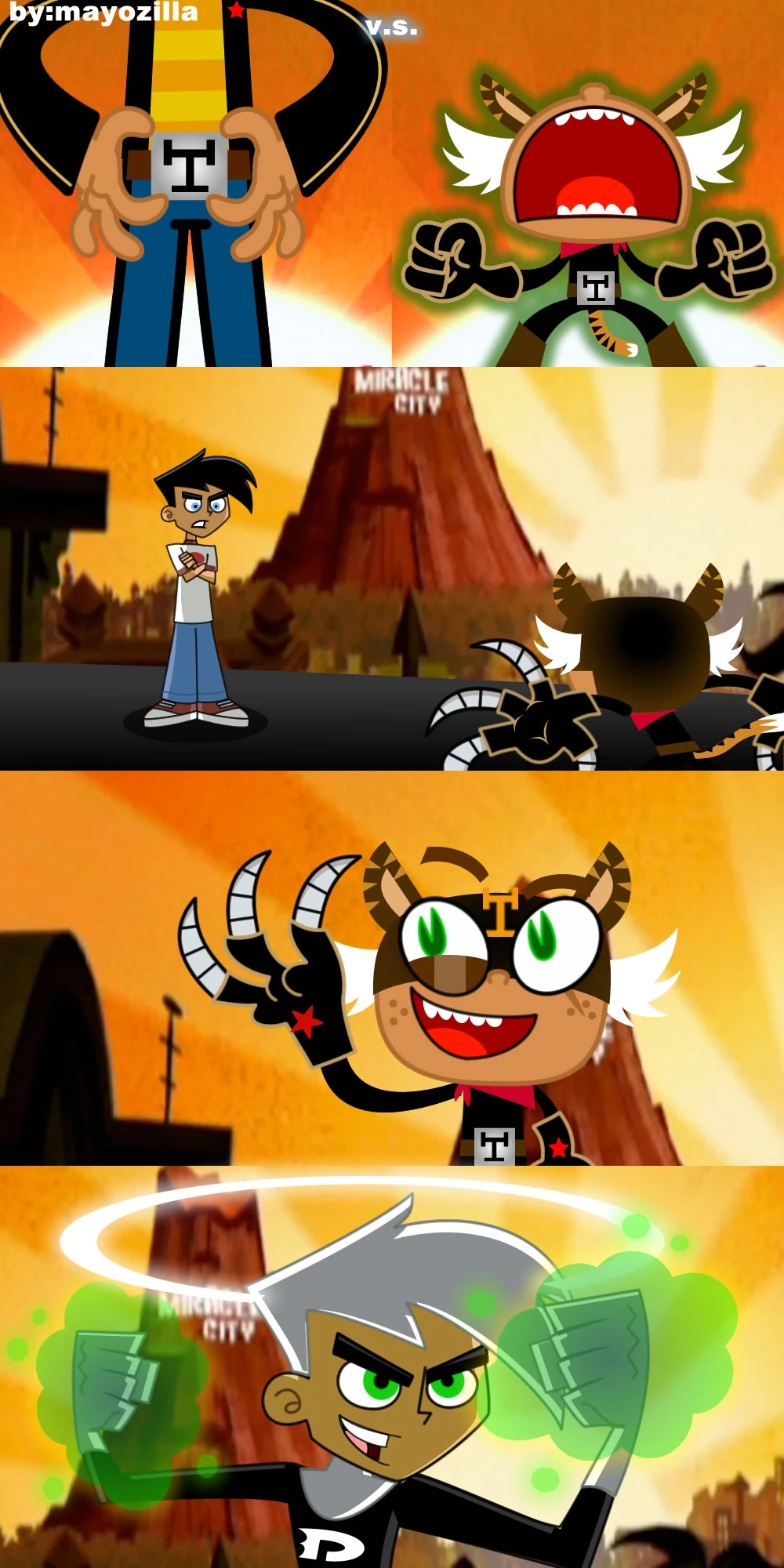 El tigre vs Danny phantom by mayozilla on DeviantArt. | Fandom