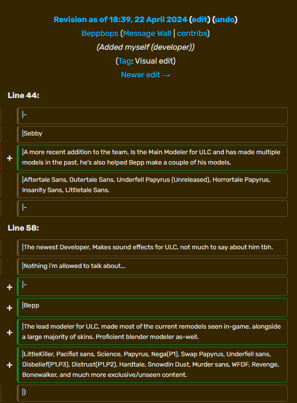 Devs do know about the existence of this wiki, yet i wonder why its not considered "Official ...