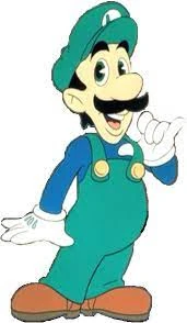 (TECHNICALLY AN ANIME character because nintendo is japanese) LUIGI ...