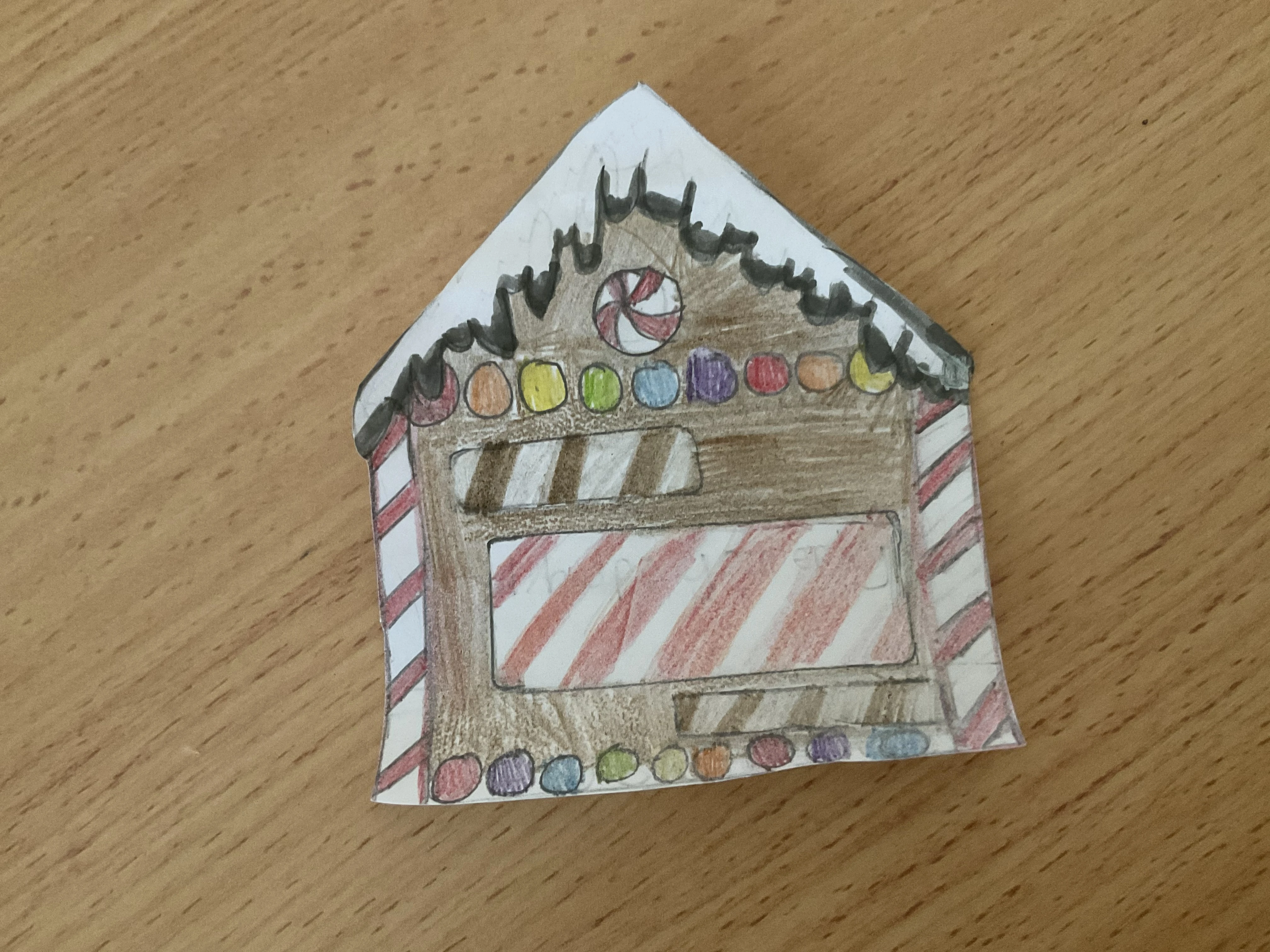 I made the gingerbread house letter from the gifting event | Fandom