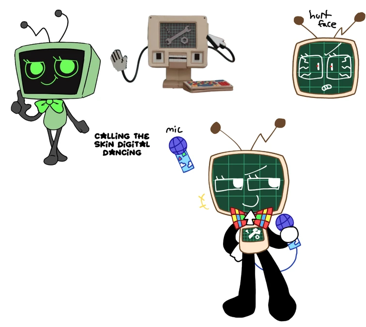 Vee skin concept based off dhmis bc why not | Fandom