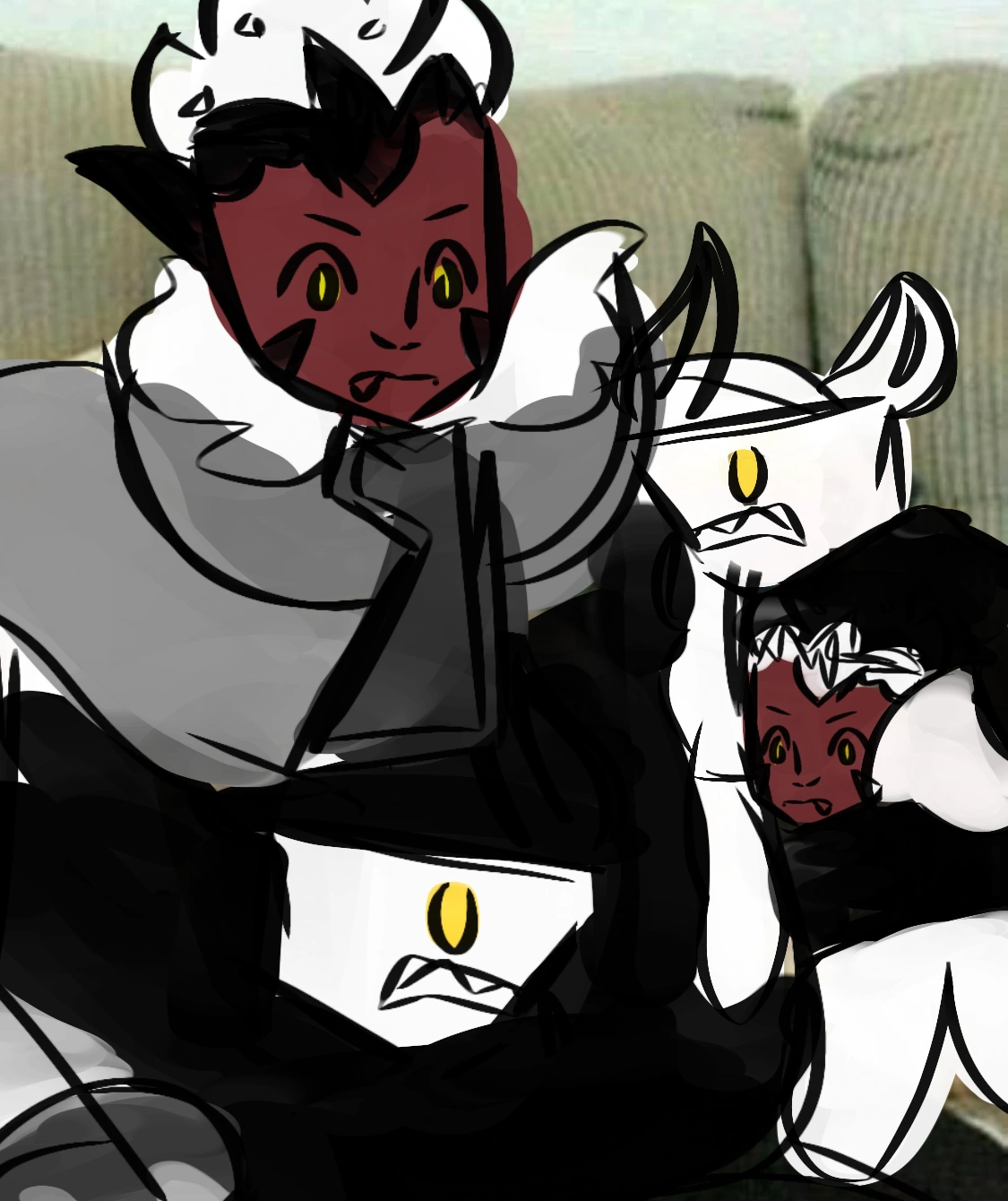 Just hanging with the cream wolf | Fandom