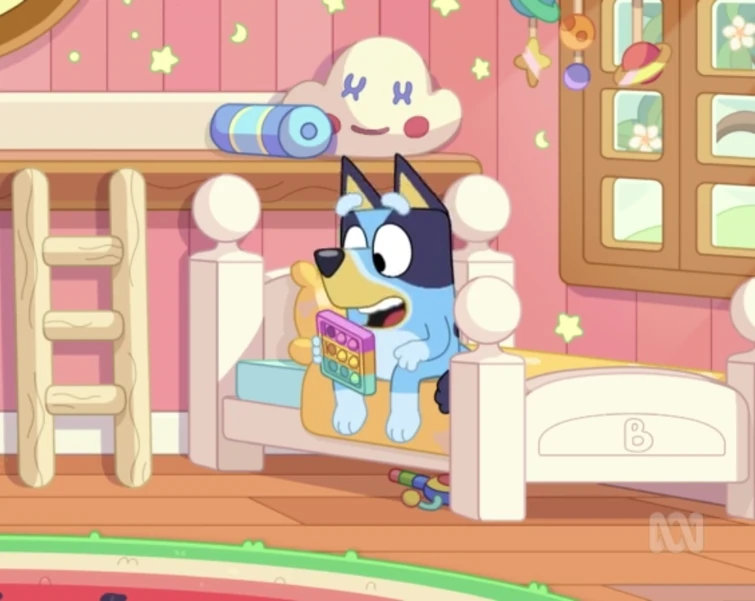In the episode, Magic Bluey is playing with a Pop it! | Fandom