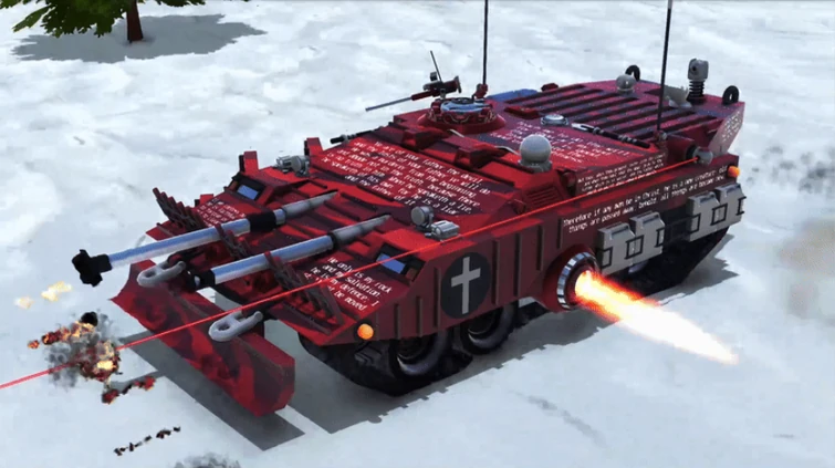 Red iron cross if it was cool and from the future. | Fandom