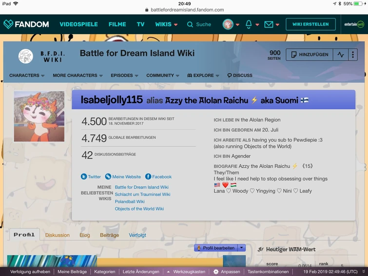 i wish fandom added the ability to add a banner image on your profile ...