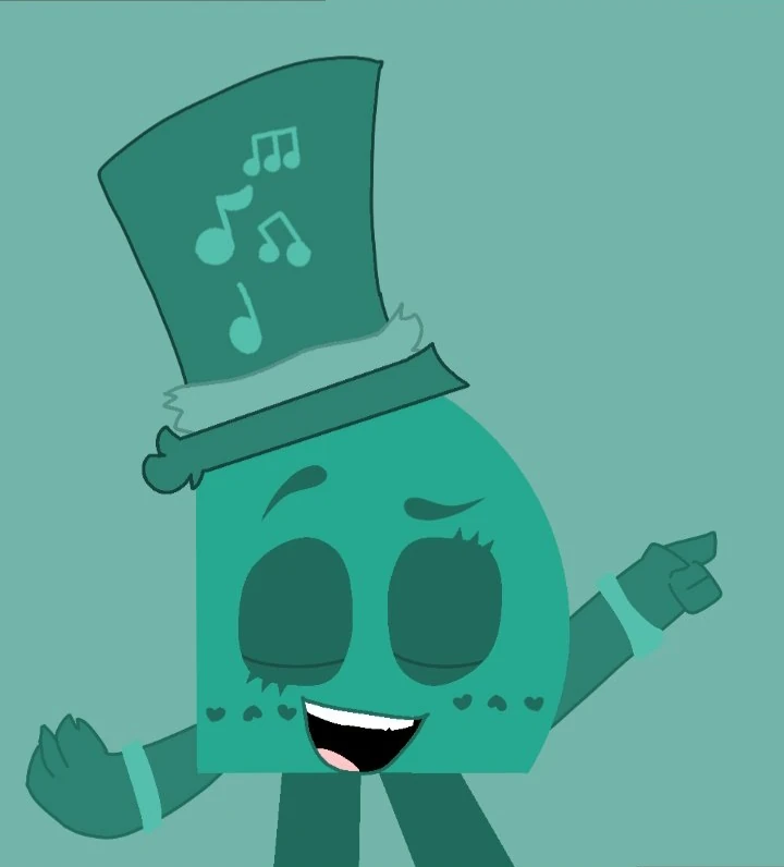 Fanart of an Fanmade Colourblocks: Teal! | Fandom