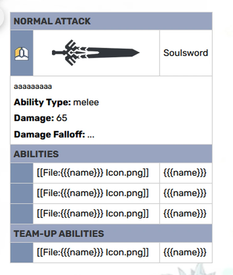 New skill template | Fandom