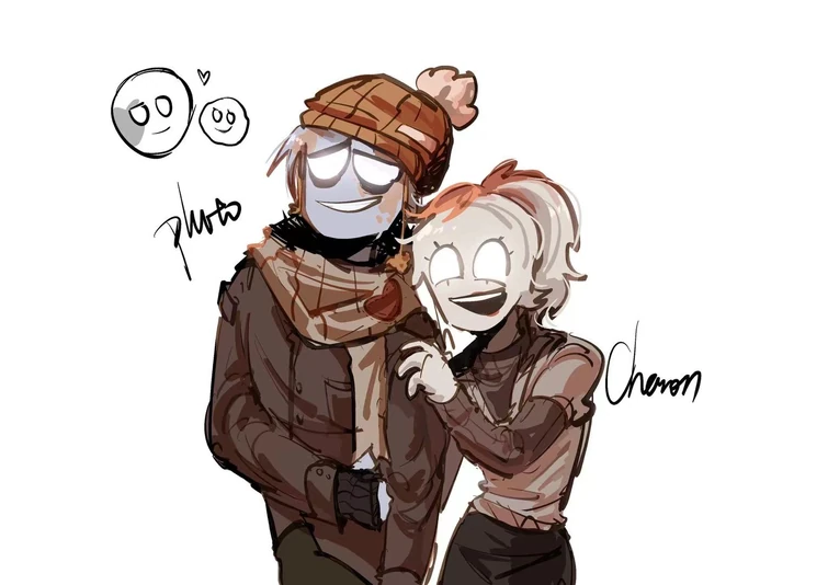Pluto and Charon！！:-D（and an emotion pack of Uranus ( | Fandom