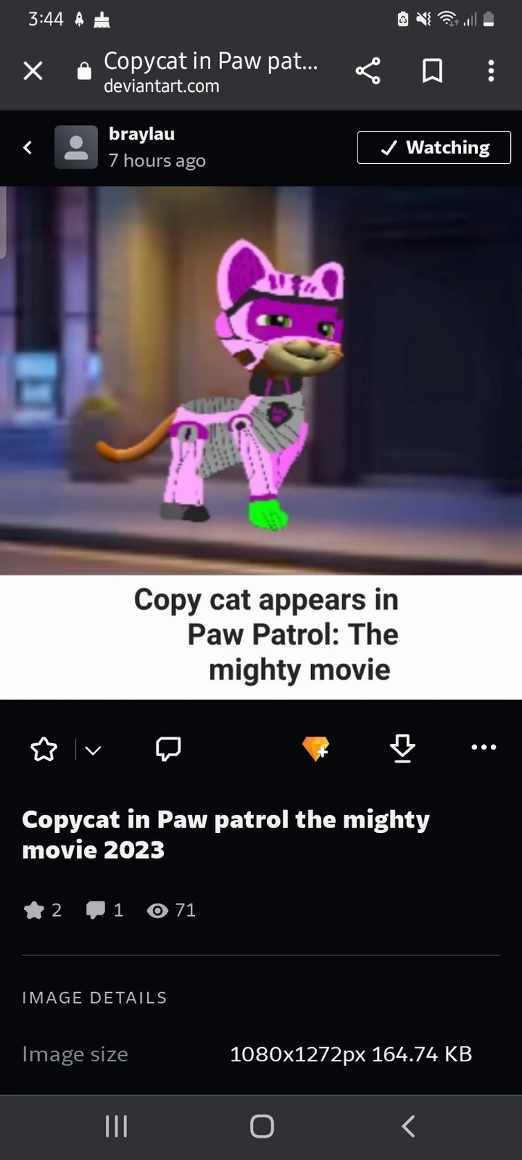 Someone used my deviants without my permission and forgot to credited ...