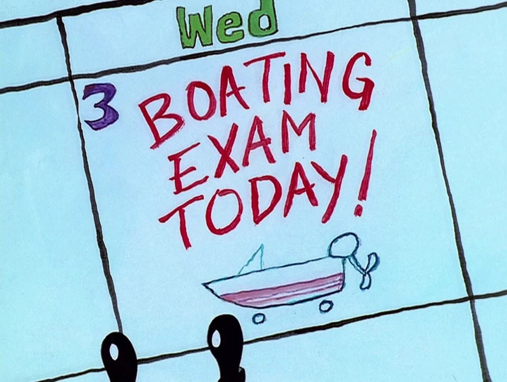 On this day, SpongeBob took his 39th boat driving exam. | Fandom
