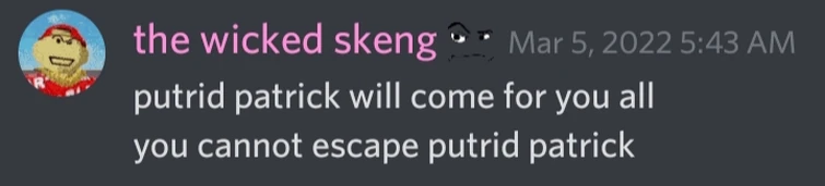 Putrid Patrick is named after Cheed's fart?! | Fandom