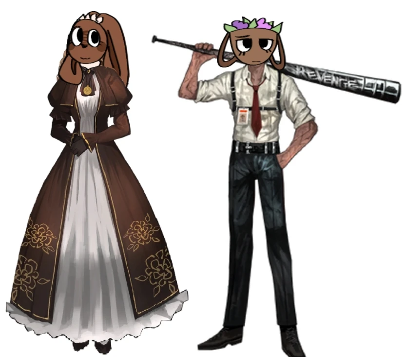 so I've done normal Heathcliff and Catherine as Cocoa and Bassie ...
