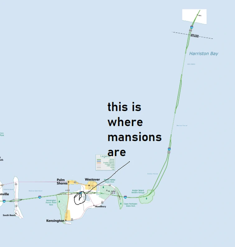 The location of mansions in UD: Westover Islands. | Fandom