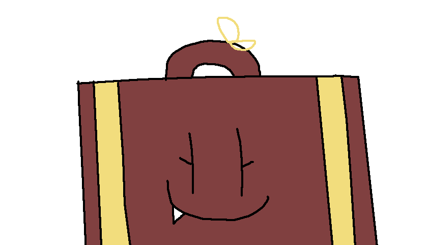 suitcase drawing i made based off my pfp | Fandom