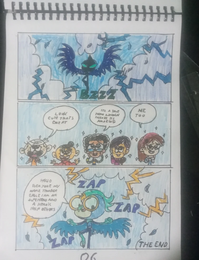 🦅Look at this I designed this Short Comic of Thunder Eagle the Power of ...