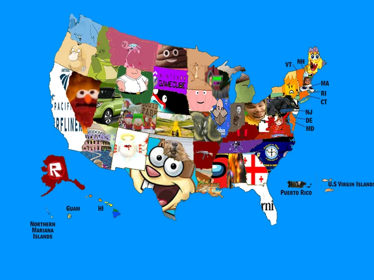 Funny Map Of the USA - Day III (CLOSED) | Fandom